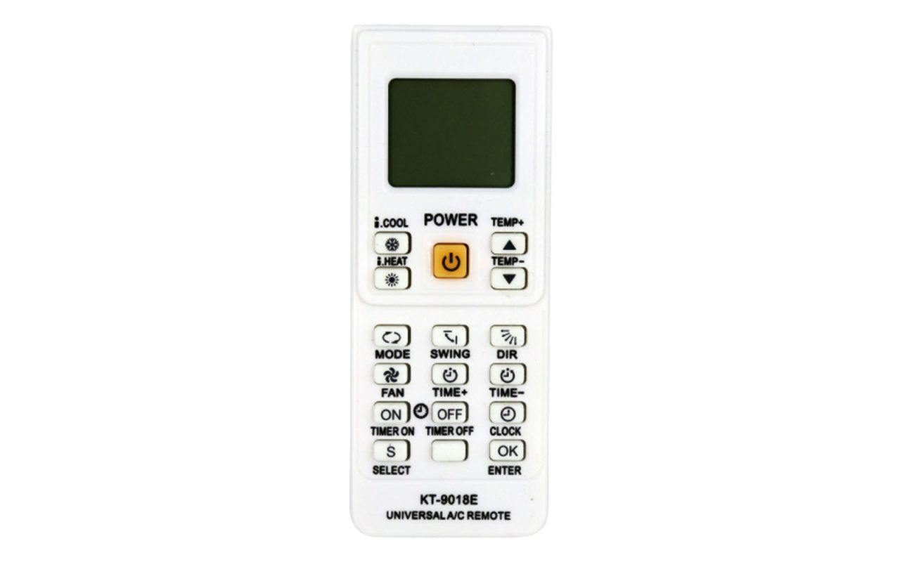 Universal Air-Conditioner Remote KT-9018E - Brothers Cool AC Spare ...